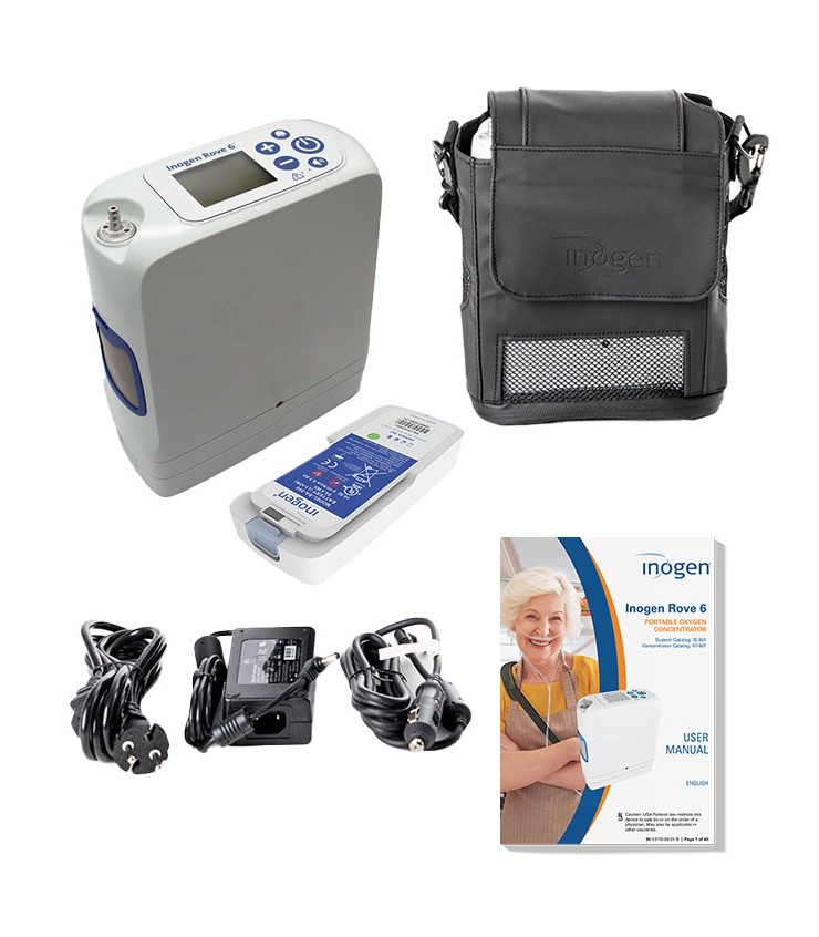 Inogen Rove 6 | Concentratore d'ossigeno portatile